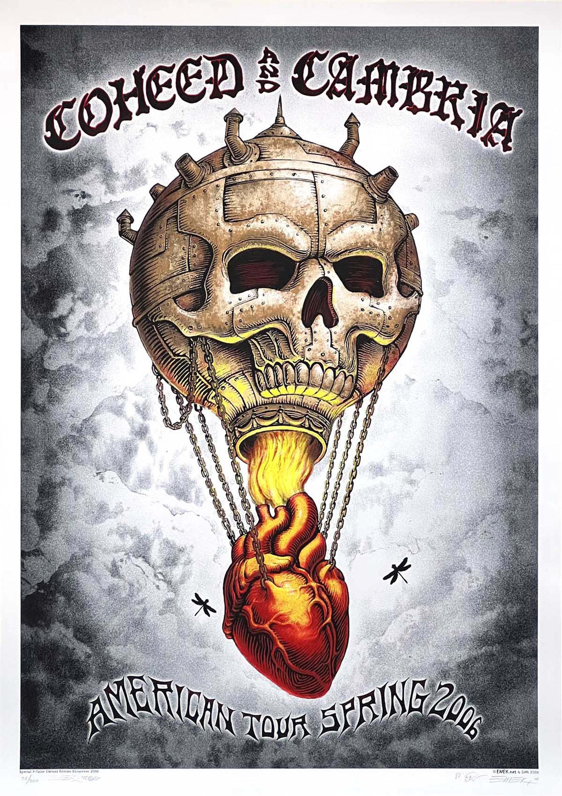 Coheed & Cambria Skull Balloon Poster by Emek – Gallery 1506
