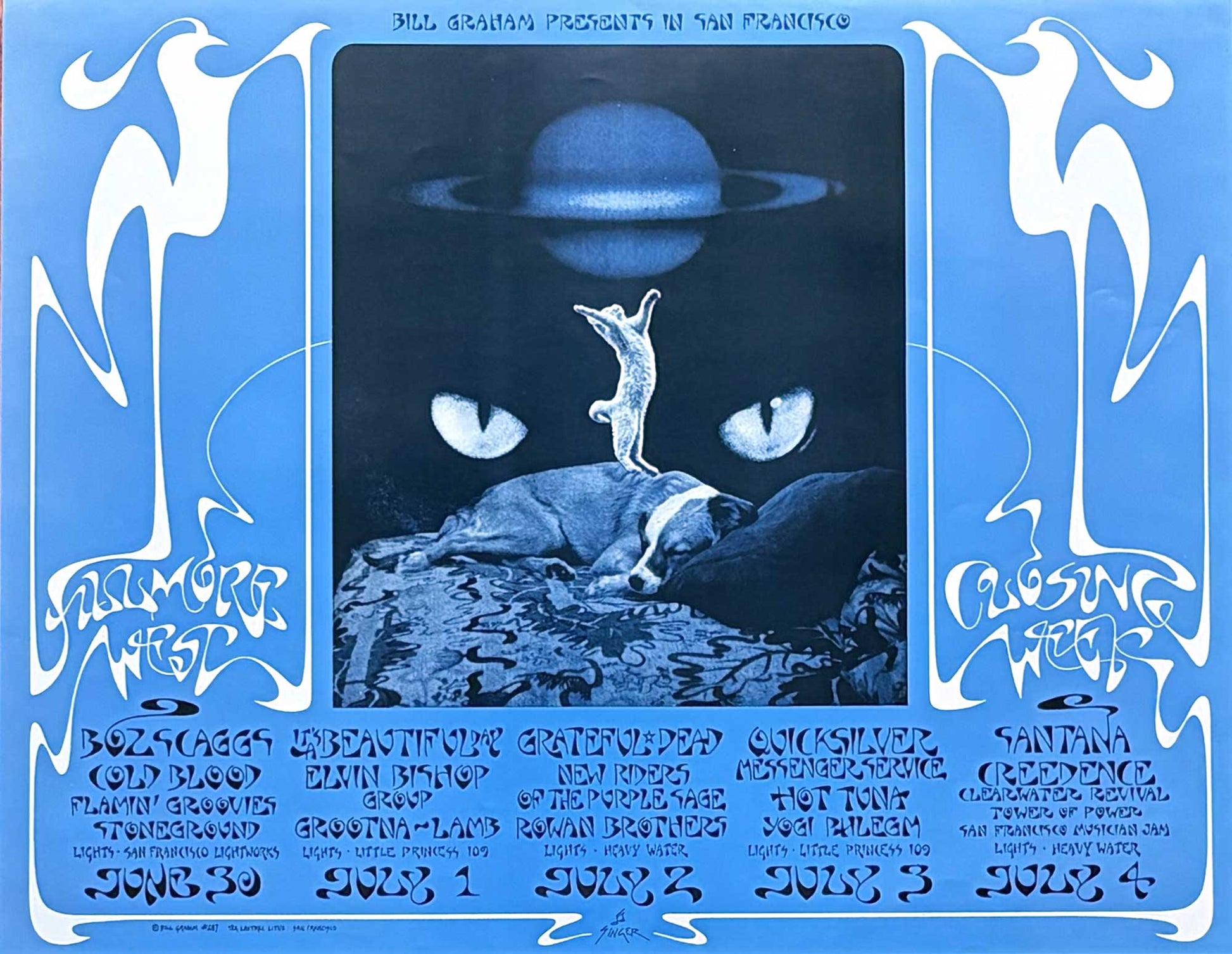 1971-06-30 QMS, Grateful Dead, Santana, Creedence (BG 287) – Gallery 1506